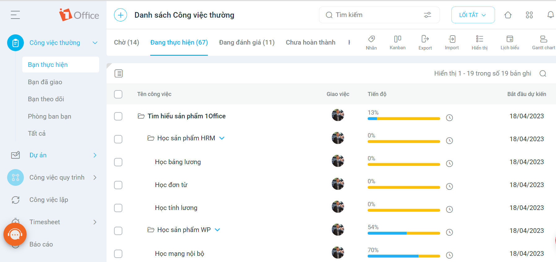 9 mẫu quản lý công việc bằng Excel đúng chuẩn [Tải miễn phí]