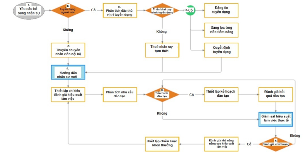 Sơ đồ quy trình quản lý nhân sự chuẩn ISO: Khám phá 7 bước A-Z